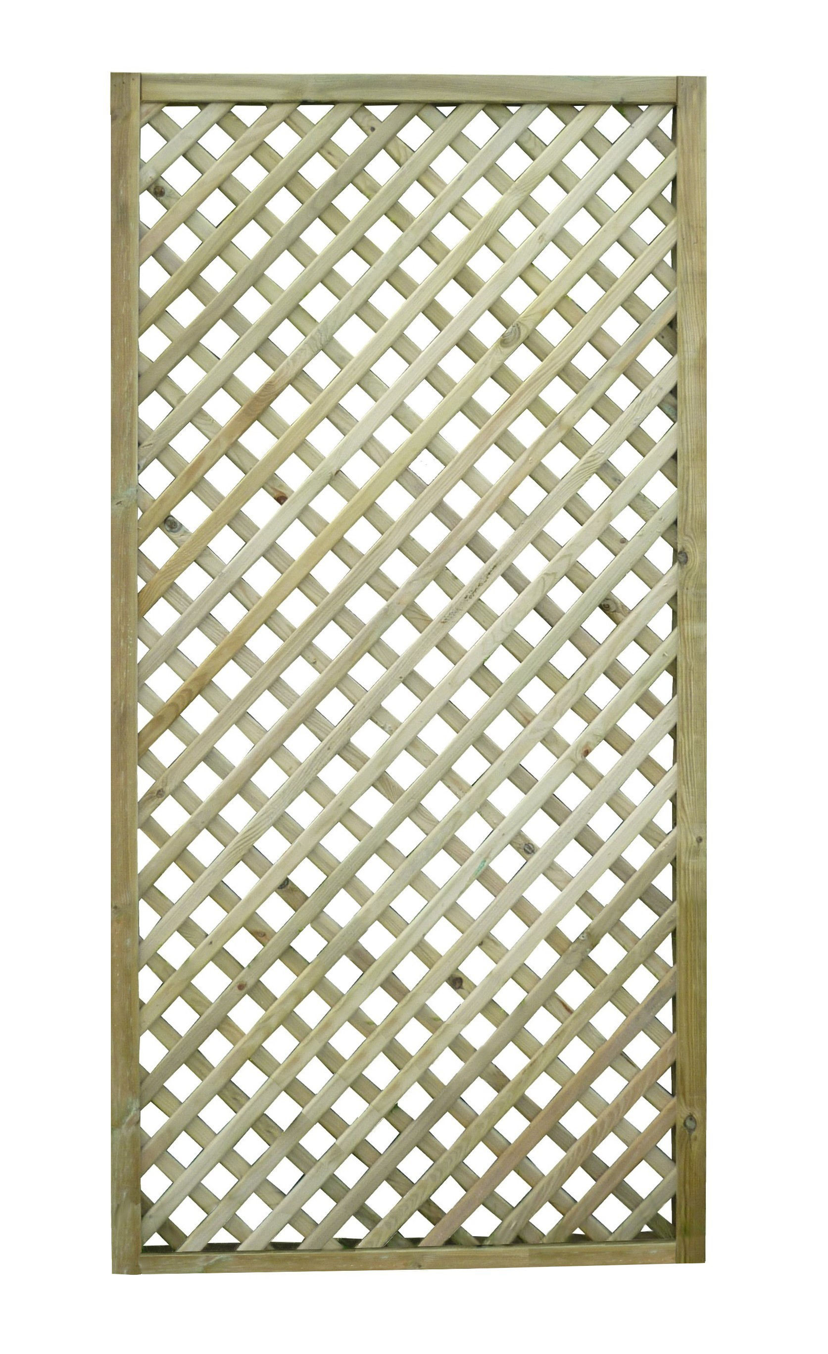 Griglia a rombi 4x4 cm > Grigliati in legno - Serrano Legnami